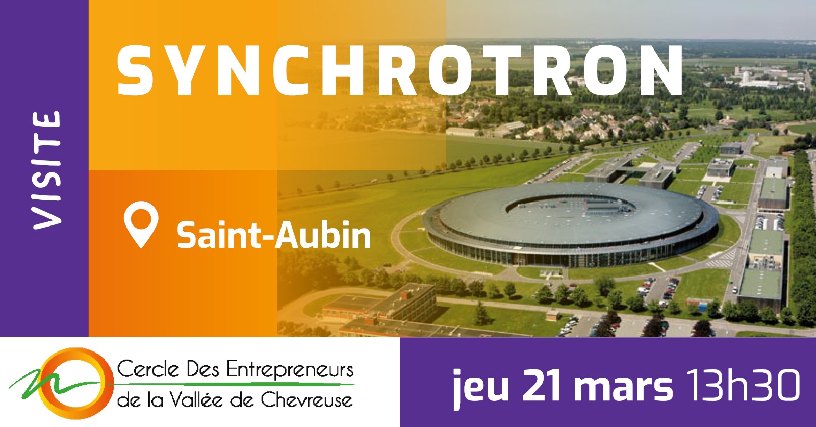 Synchrotron-Soleil le 21 mars 2024 - Cercle des Entrepreneurs